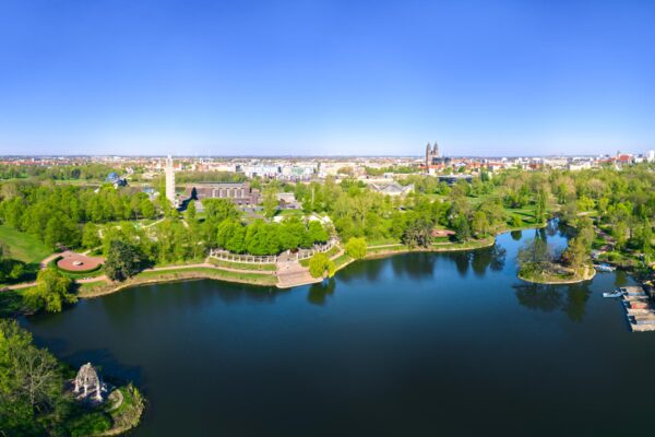 Rotehornpark Magdeburg • Stadtpark Rotehorn • Ottopix.de